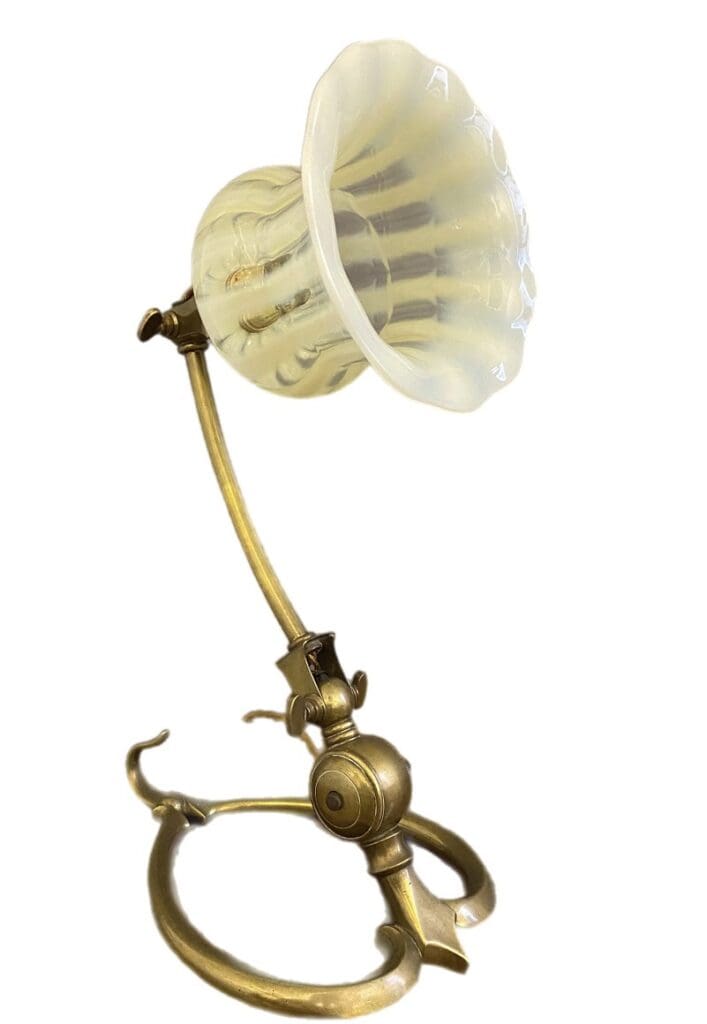 WAS Benson table lamp with heart shaped base | Ashby Interiors
