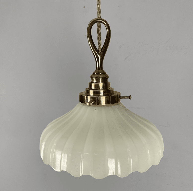 Small Moonstone Coolie Pendant Light | Ashby Lighting