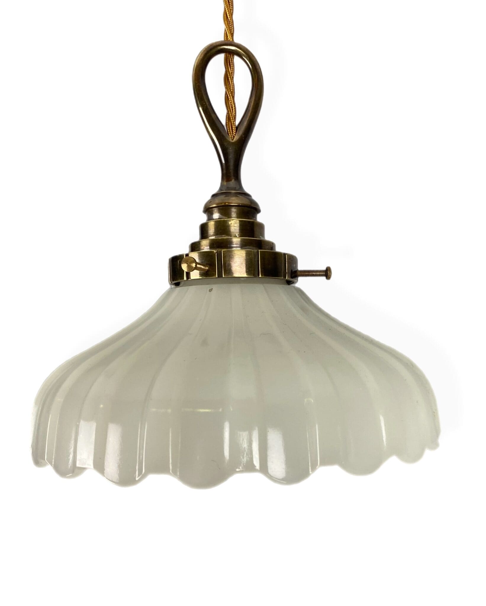 Small Moonstone Coolie Pendant Light | Ashby Lighting