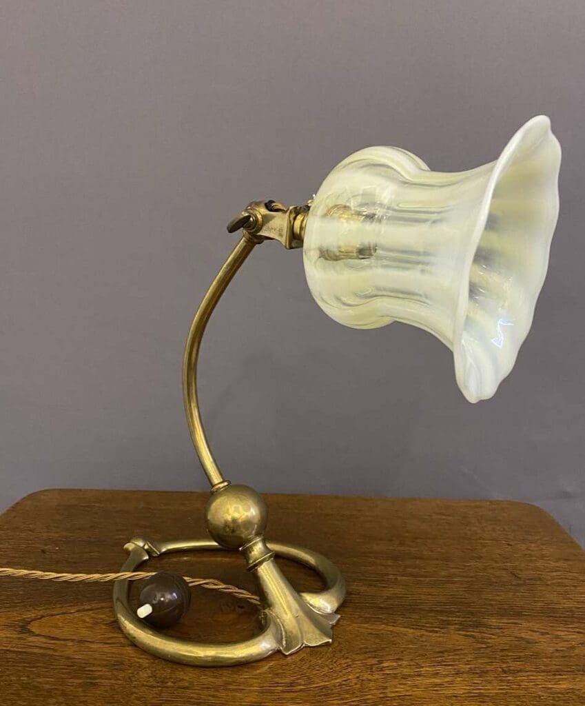 WAS Benson table lamp with heart base | Ashby Interior