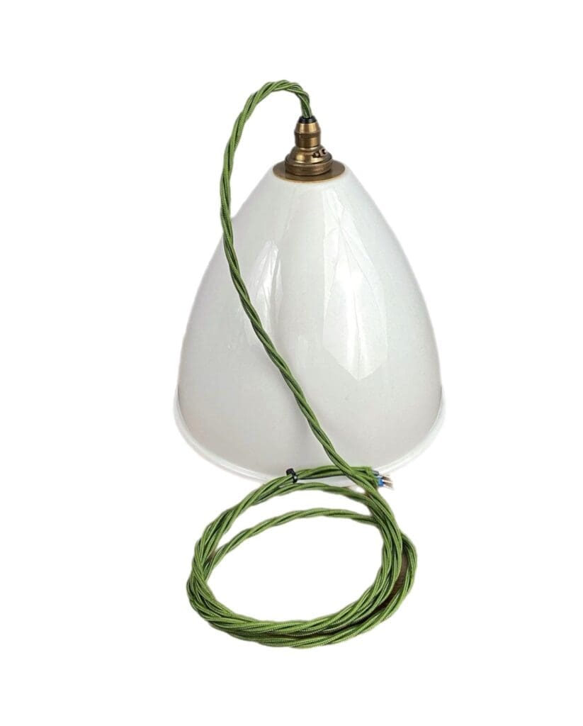 White Porcelain Ceiling Light by Bestlite (20309-1) | Ashby Lighting