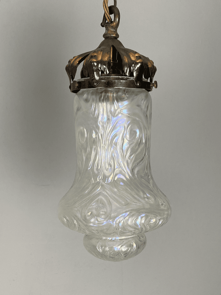 Art Nouveau Iridescent Pendant Light (22563) | Ashby Lighting