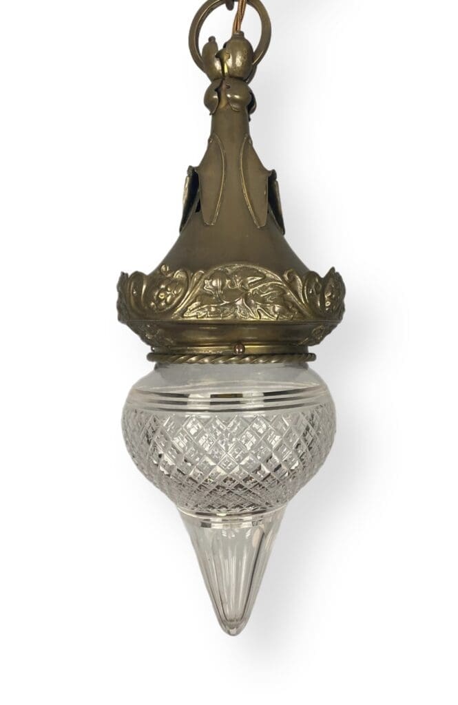 Arts and Crafts Cut Glass Pendant Light (41080) | Ashby Lighting