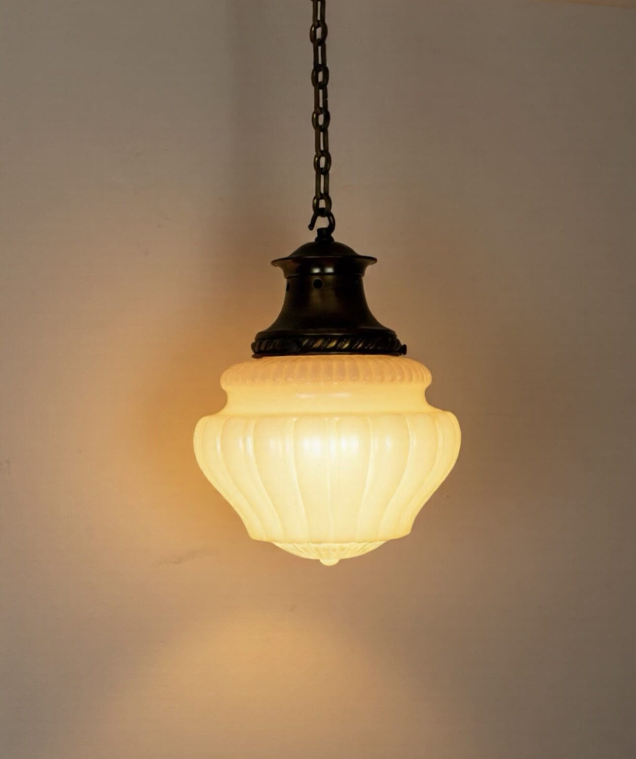 Edwardian Moonstone Pendant Light | Ashby Lighting