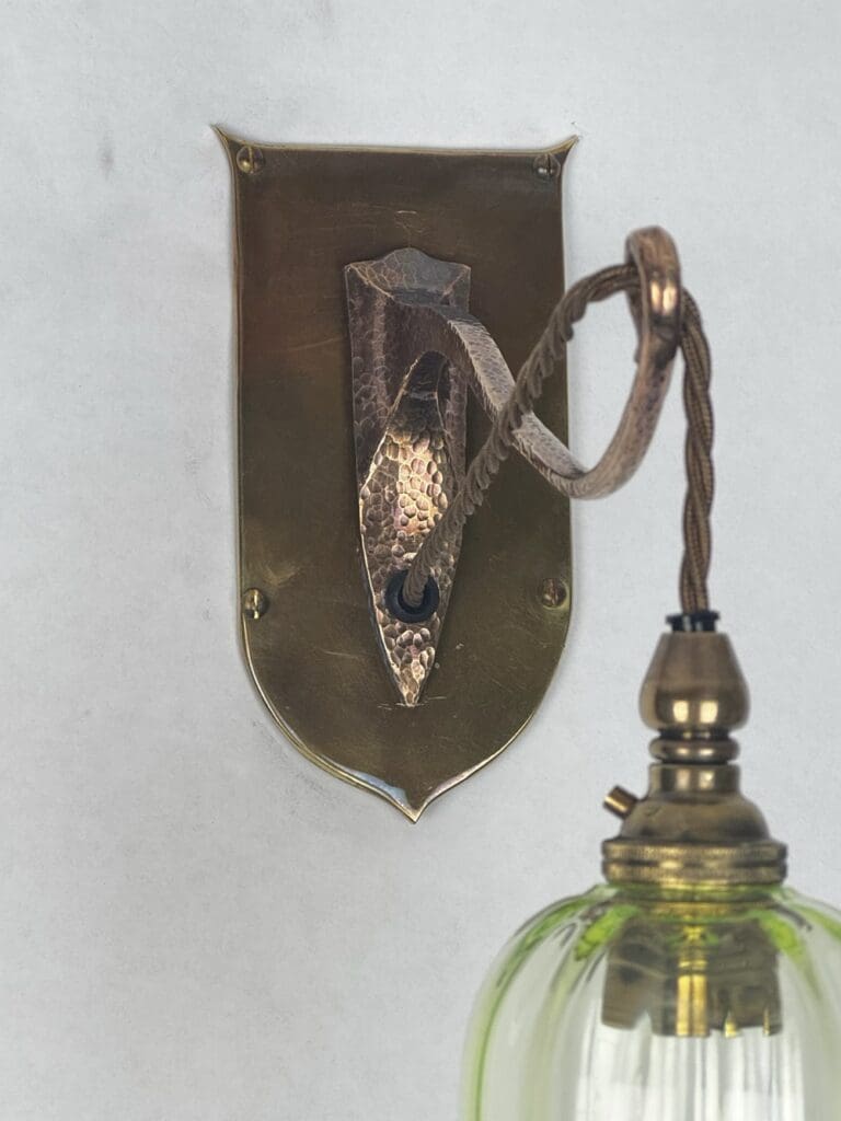Ashby Shield Bronze Wall Light | Ashby Lighting - Handmade Lights